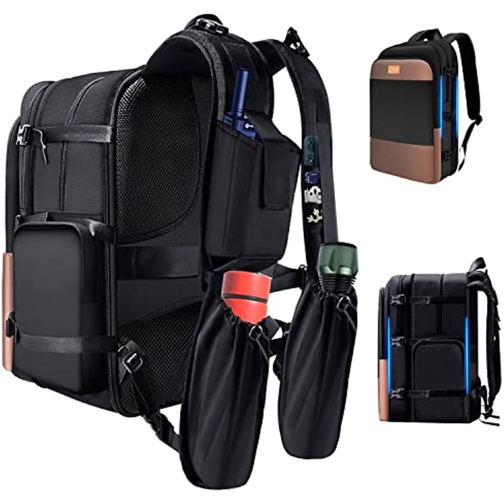 ZINZ Slim Expandable Travel Laptop Backpack 15.6 Inch with Patented S ...